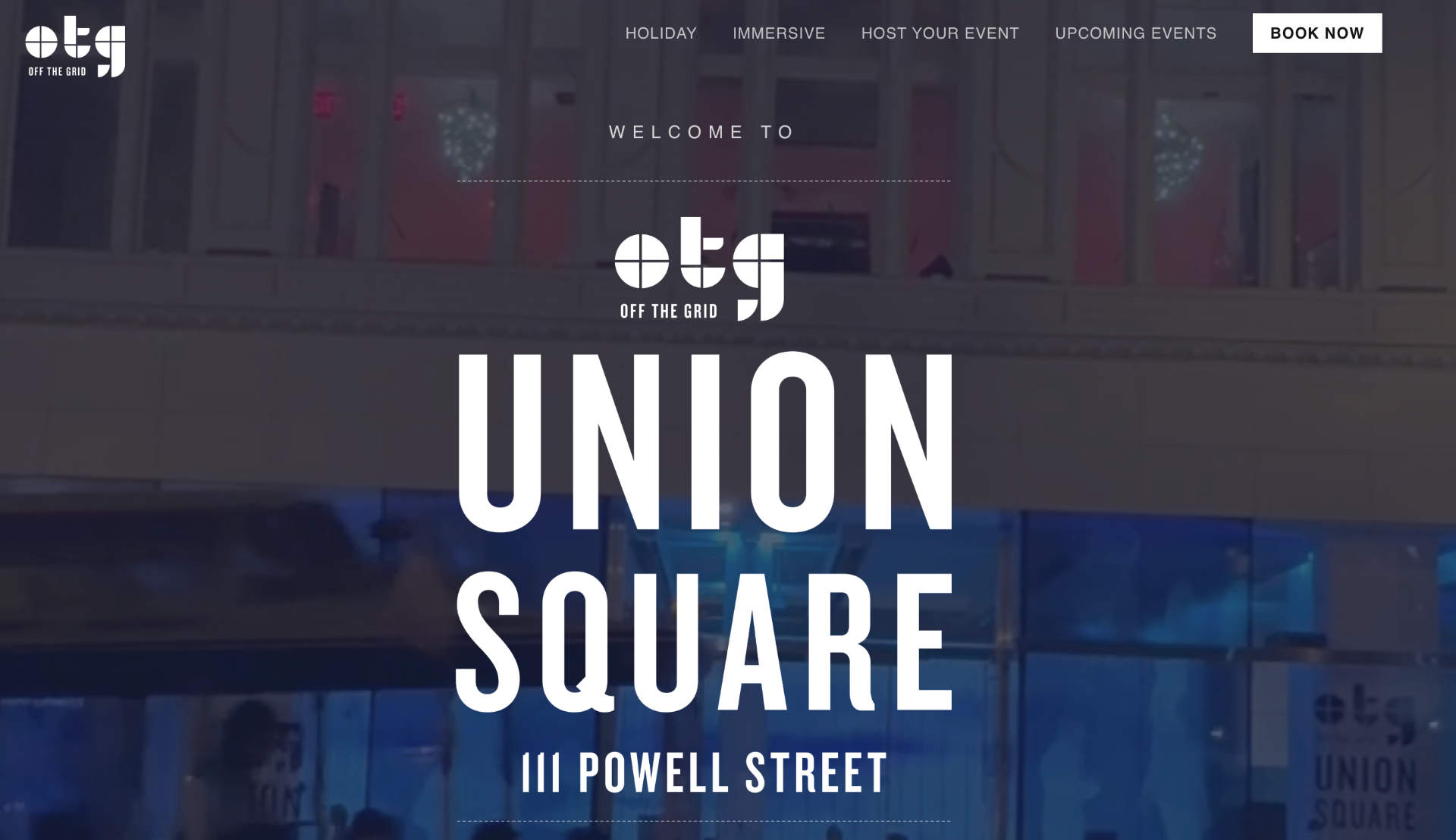 OTG Union Square – Experiential Art & Event Space at 111 Powell Street